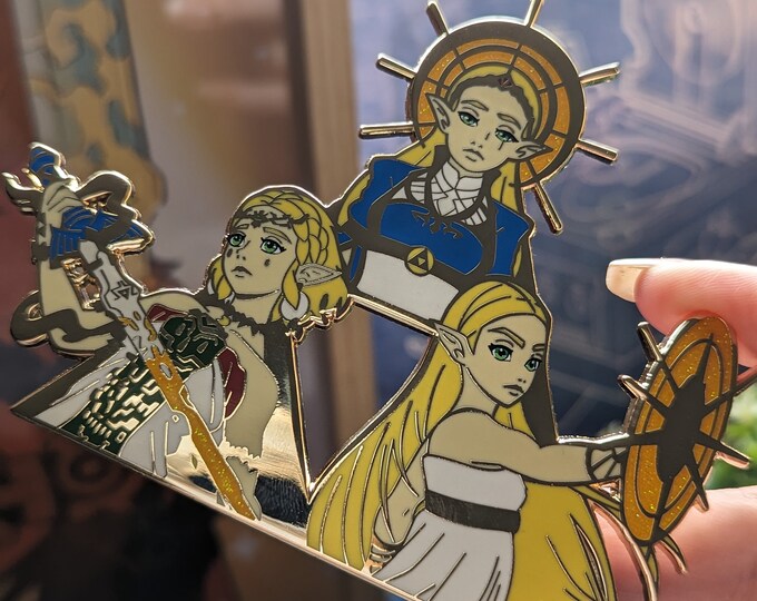 Triple Zelda Pin - Etsy