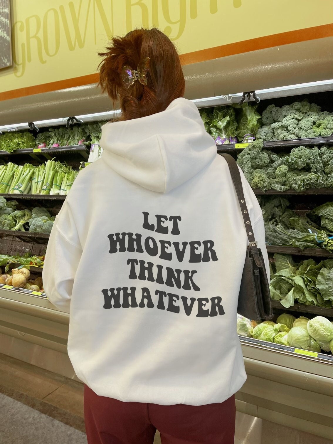 Let Whoever Think Whatever SVG Trendy Quote PNG Cricut - Etsy