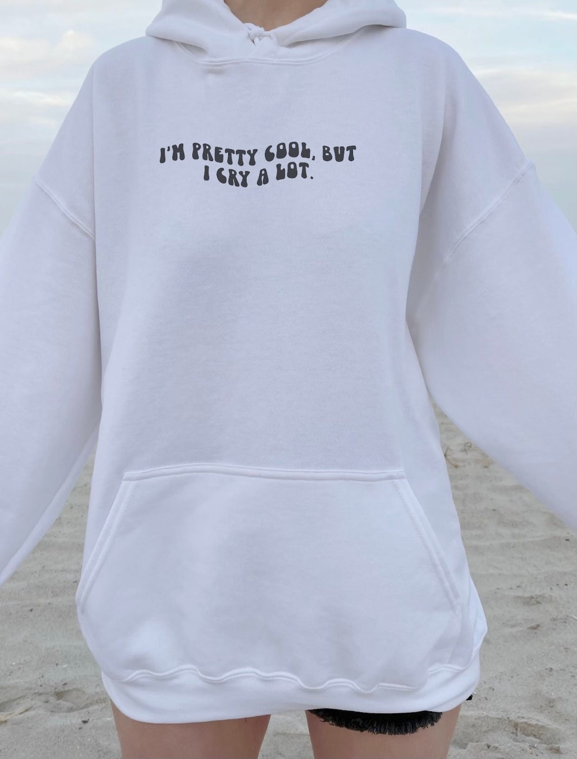 I'm Pretty Cool, but I Cry A Lot SVG Trendy Quote PNG Cricut - Etsy