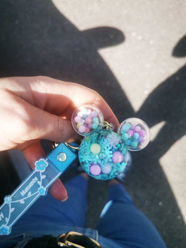 Boba Baby Liquid Keychain, Boba Keychain, Kawaii, Kawaii Keychains ...