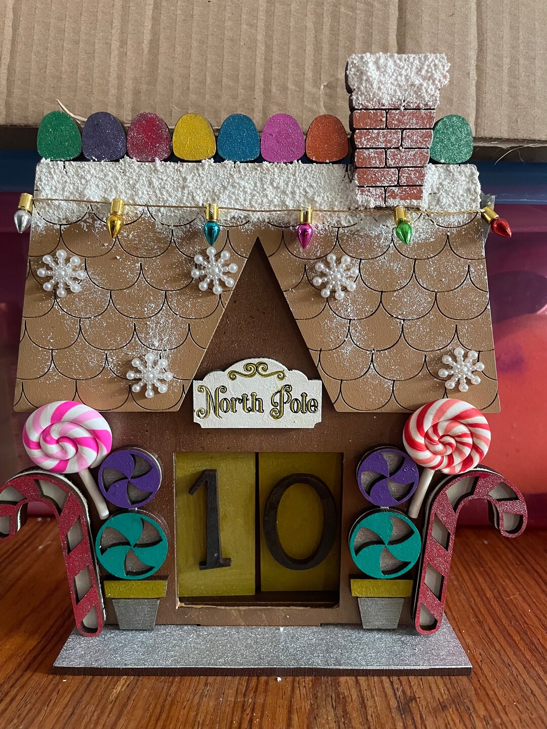 Christmas Countdown House - Etsy