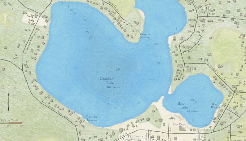 Crooked Lake | Gilkey Lake | Bass Lake | Oconto County | Wisconsin ...