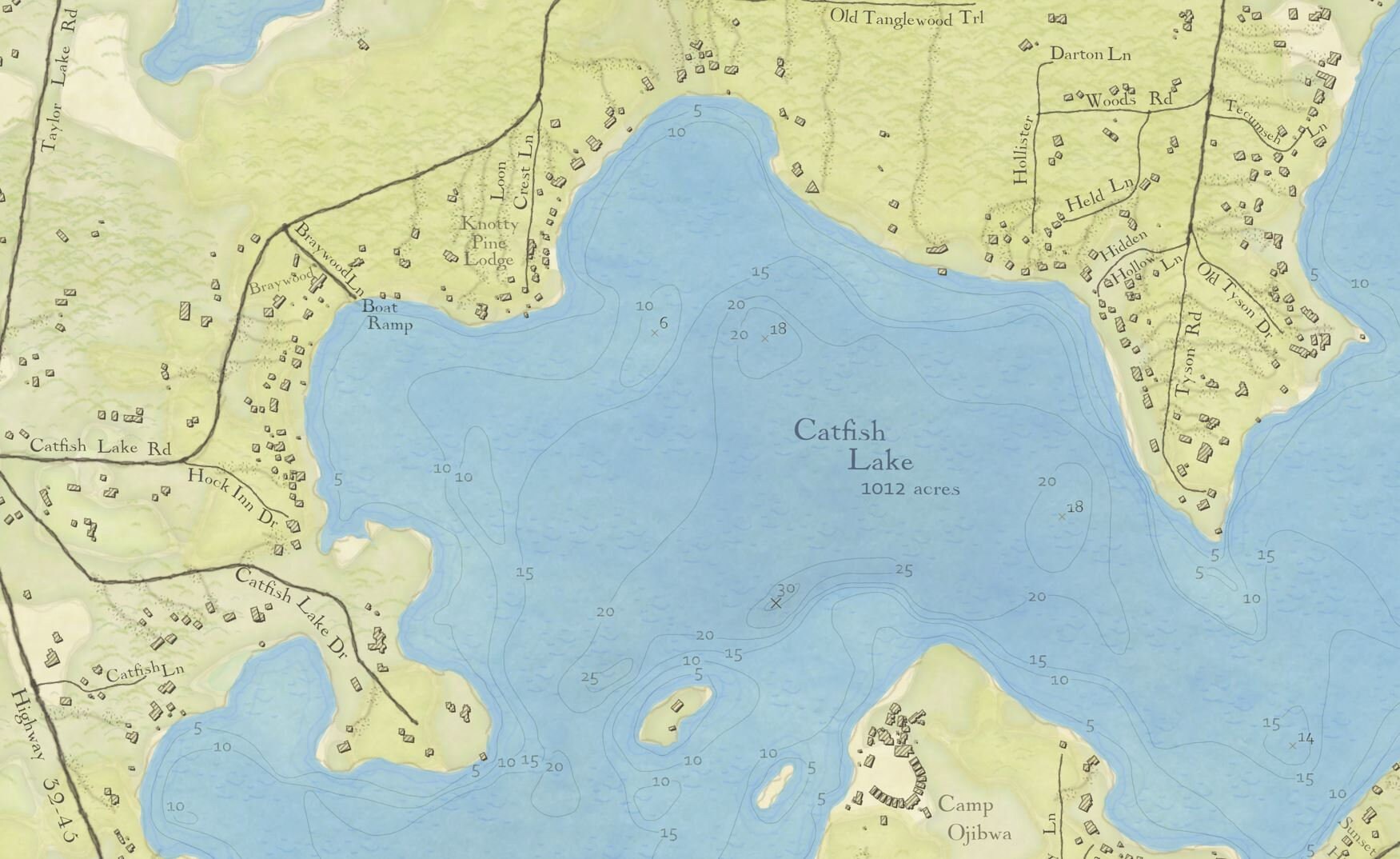 Eagle River Chain of Lakes | Vilas County | Wisconsin | Vintage Style ...