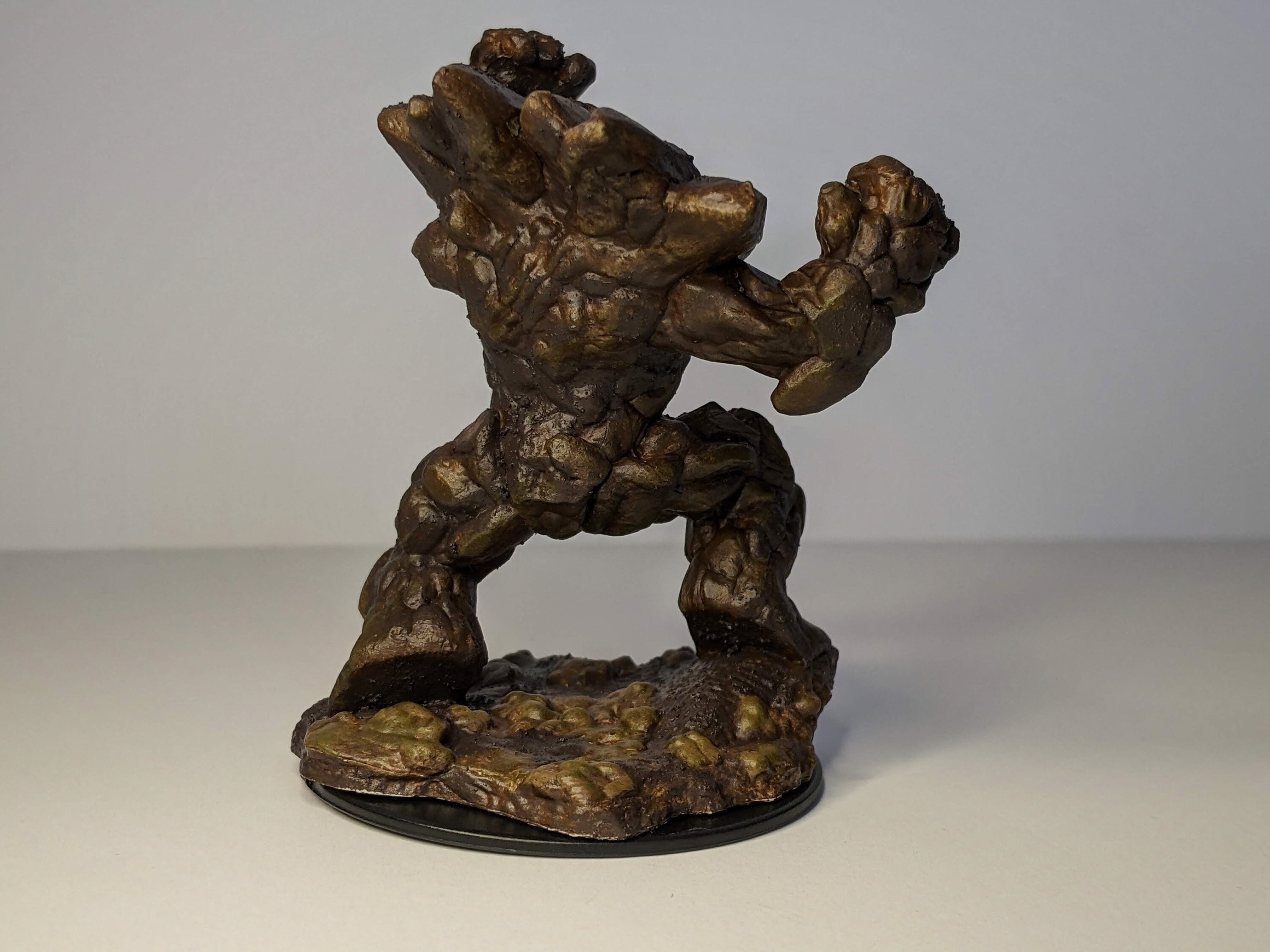 Earth Elemental Miniature Painted Dungeons & Dragons - Etsy