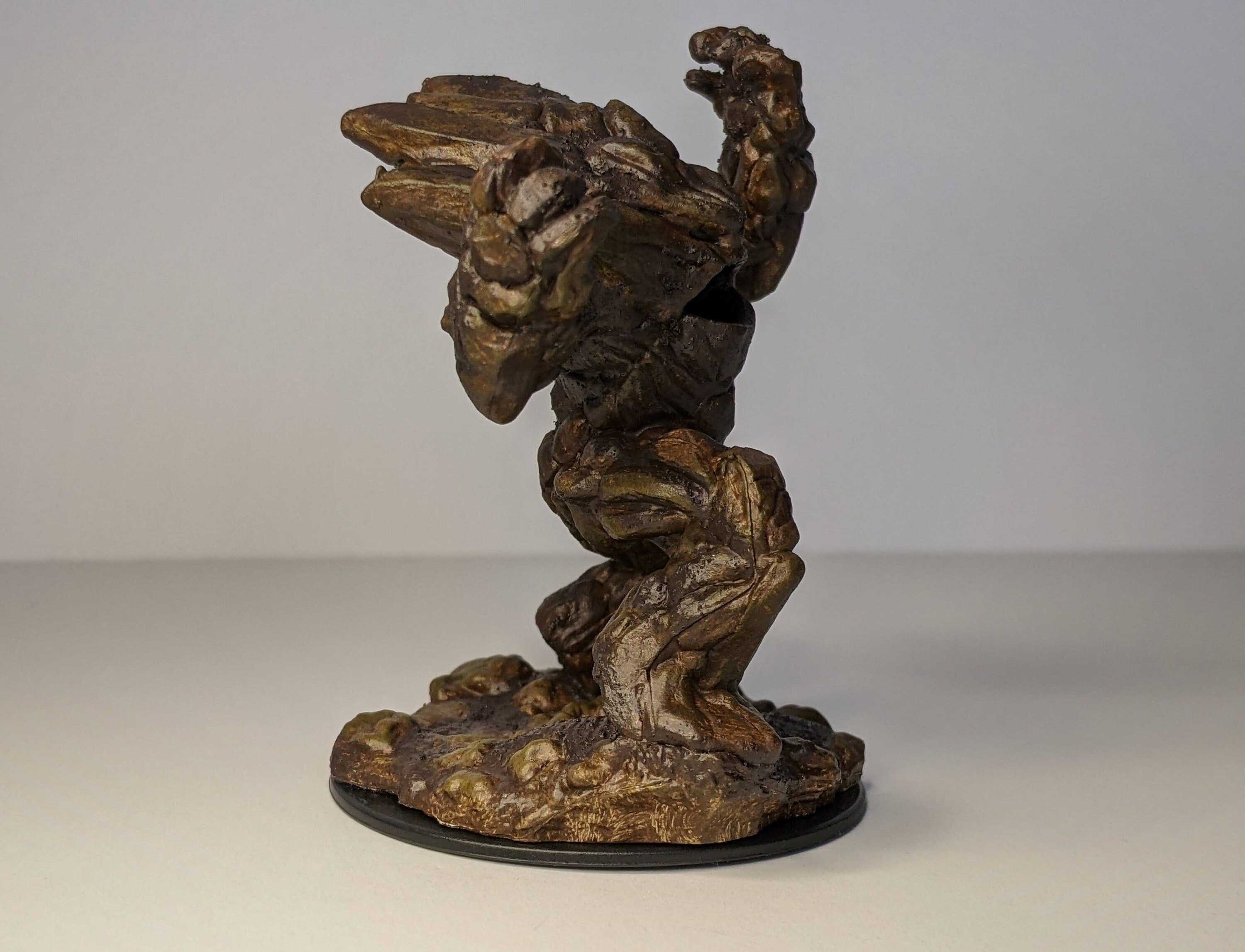 Earth Elemental Miniature Painted Dungeons & Dragons - Etsy