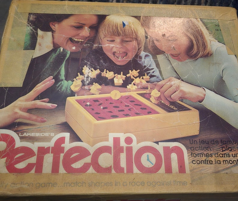 1975 Vintage Perfection Board Game - Etsy
