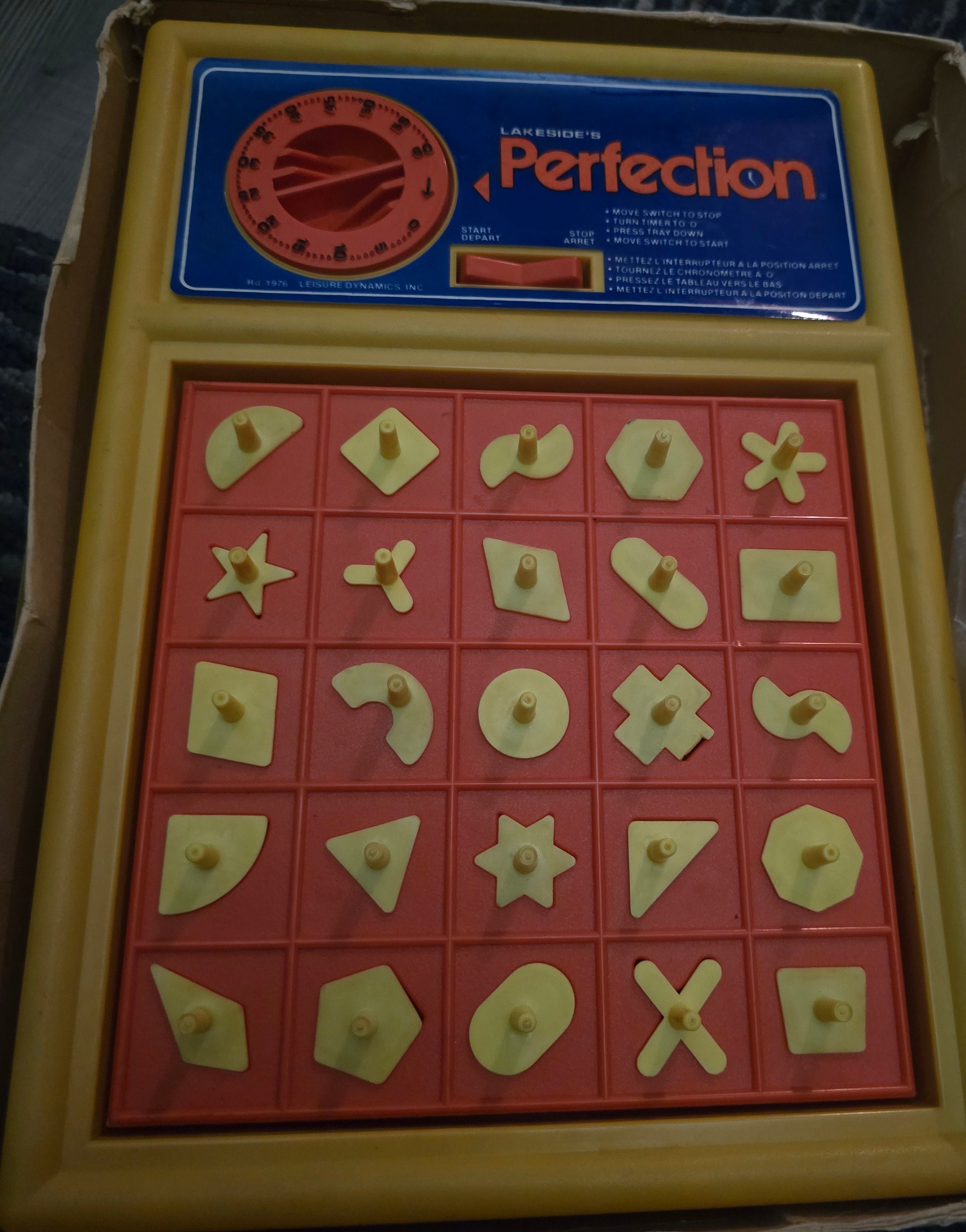 1975 Vintage Perfection Board Game - Etsy