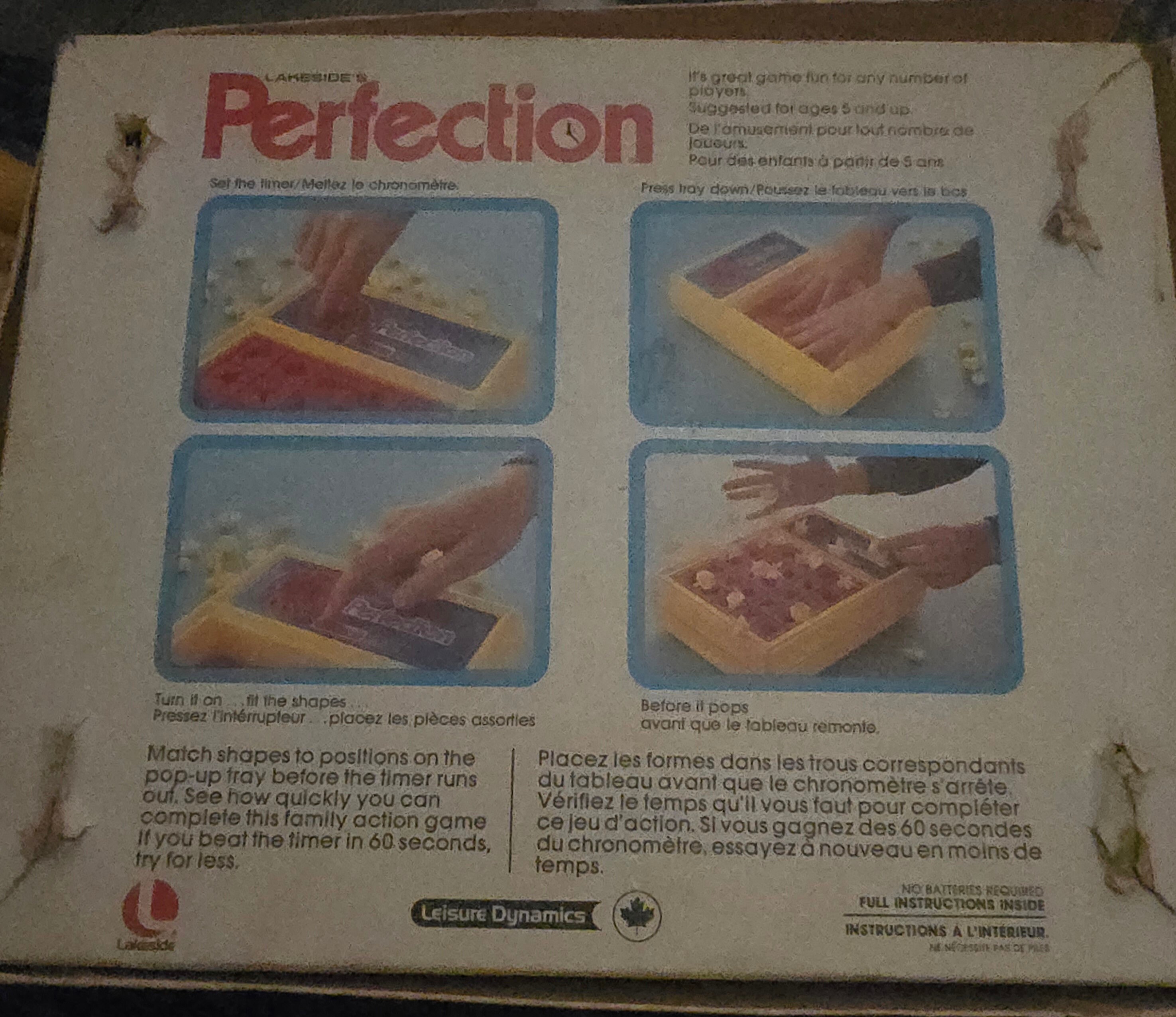 1975 Vintage Perfection Board Game - Etsy