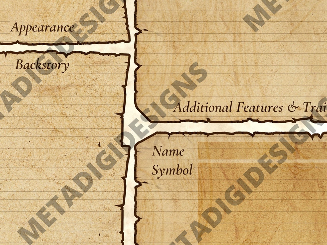 Dnd Character Sheet Pack | Call of Cthulhu Themed Dnd5e Insert ...