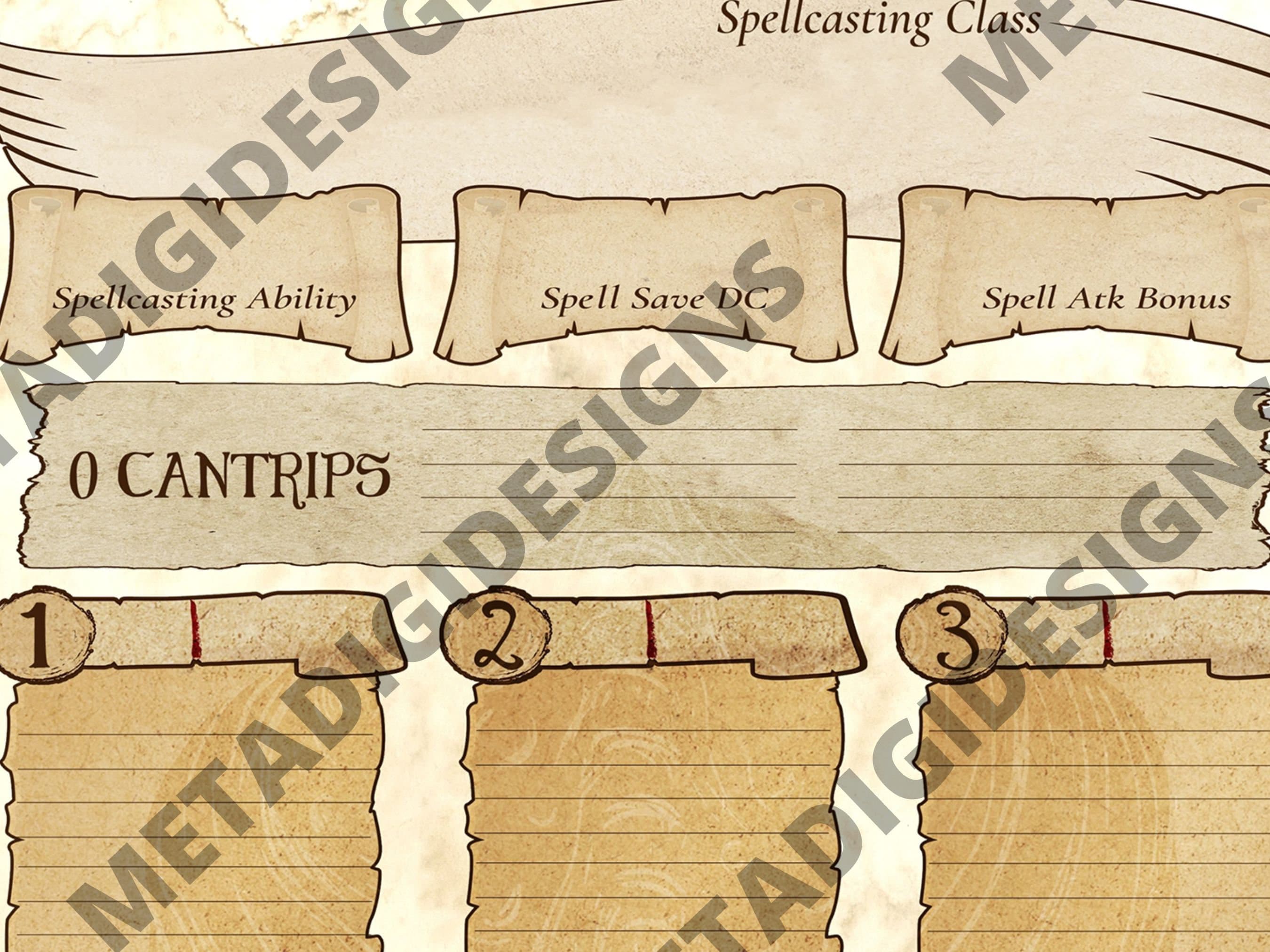 Dnd Character Sheet Pack Call of Cthulhu Themed Dnd5e Insert ...