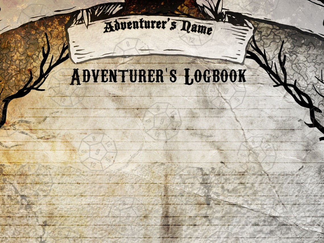 Dnd Character Sheet Pack | Dark Forest Themed Dnd5e Insert, Adventurer ...