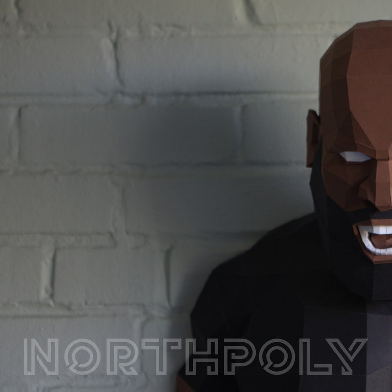 Bicep Curls CT Fletcher Gurko Studio Pepakura Lowpoly Low - Etsy
