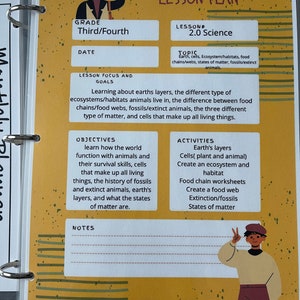 Third and Fourth Grade Learning Guide - Etsy