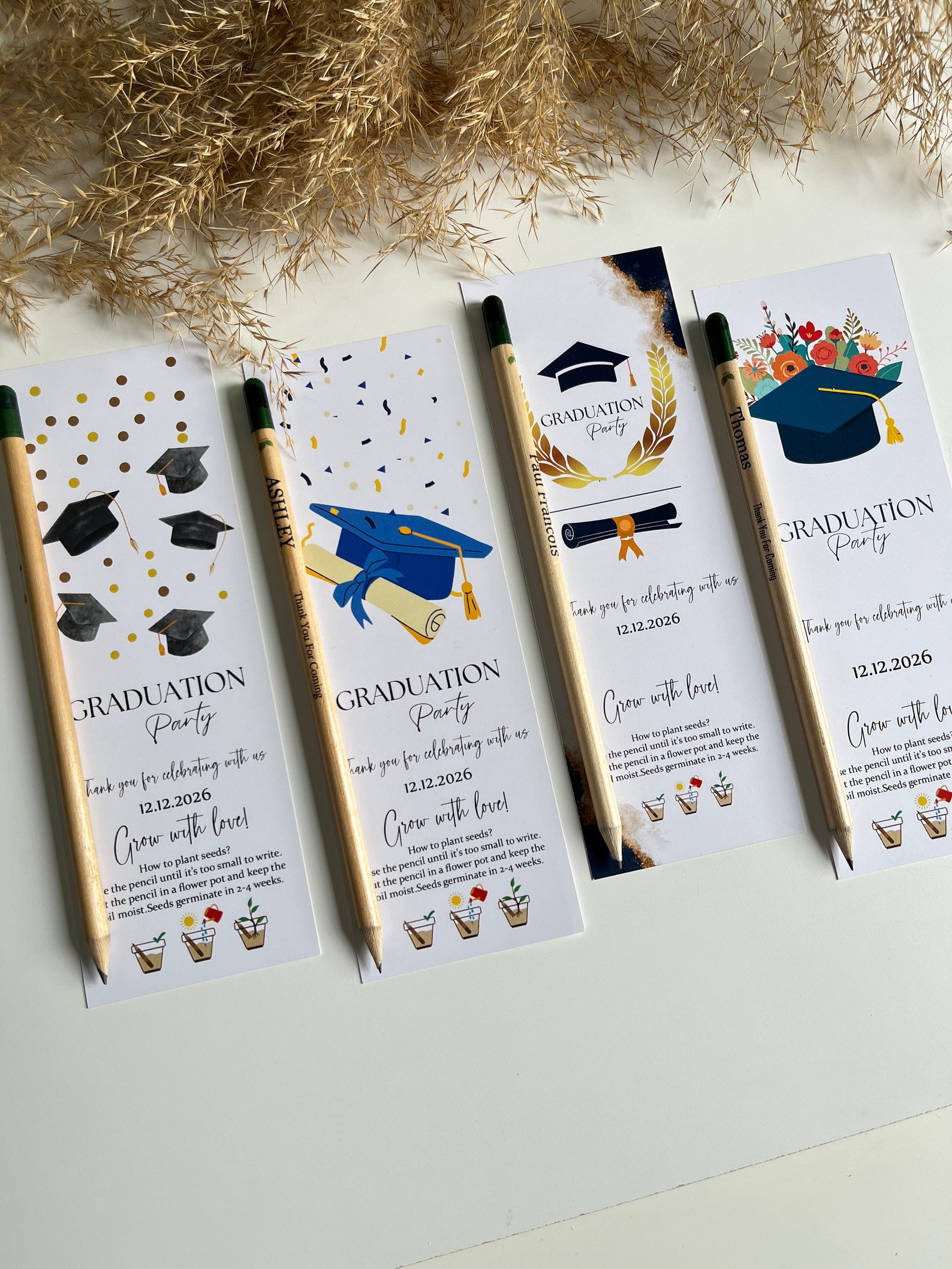 Personalized Congratulations Gifts – Eco-friendly Seed Pencils - Etsy