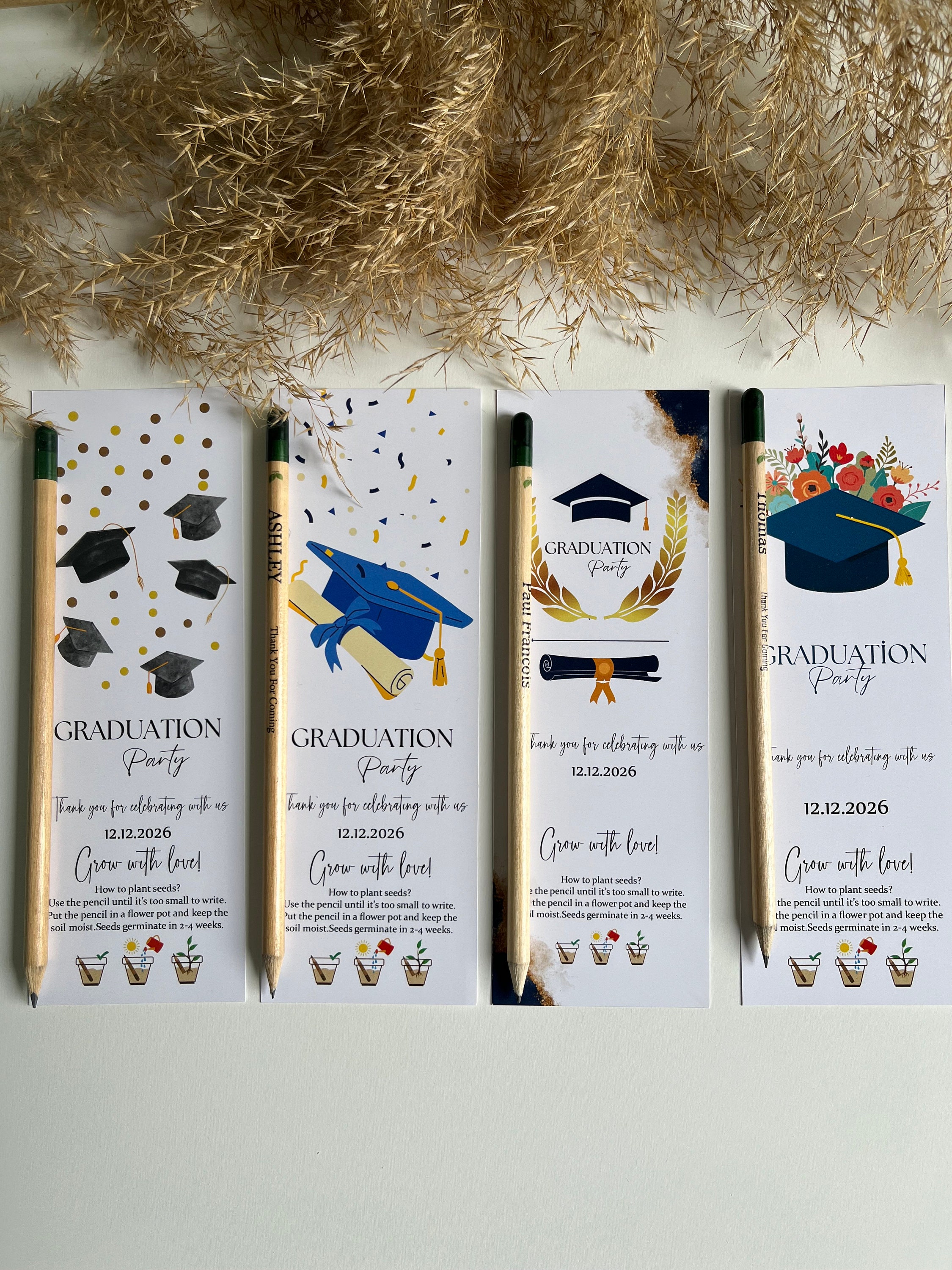 Personalized Congratulations Gifts – Eco-friendly Seed Pencils - Etsy
