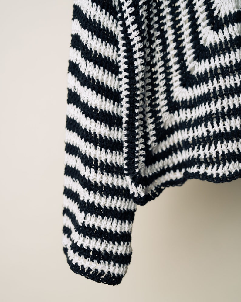 Crochet Boxy Spiral Sweater PDF PATTERN - Etsy