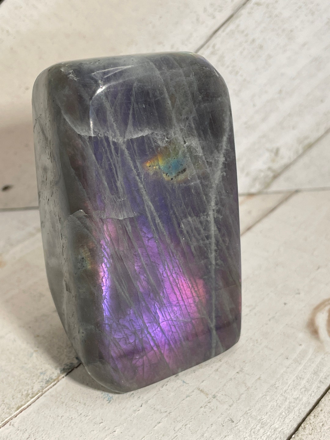 Super Colorful and Flashy Purple Flash Labradorite Freeform - Etsy