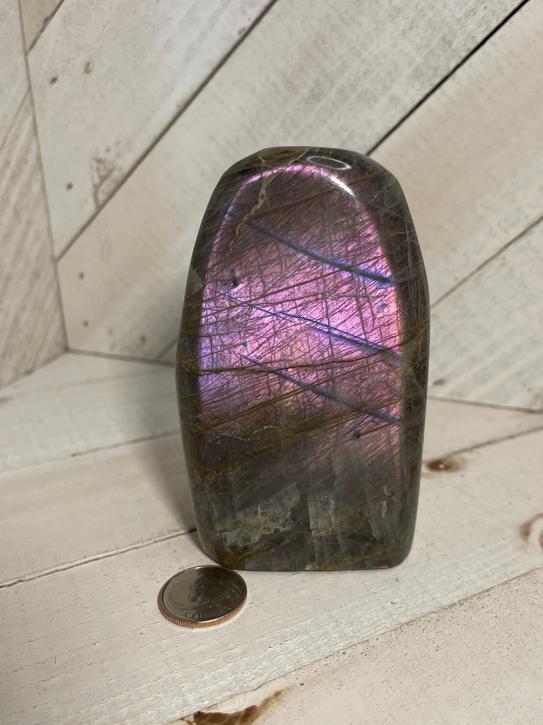 Super Colorful and Flashy Purple Flash Labradorite Freeform - Etsy