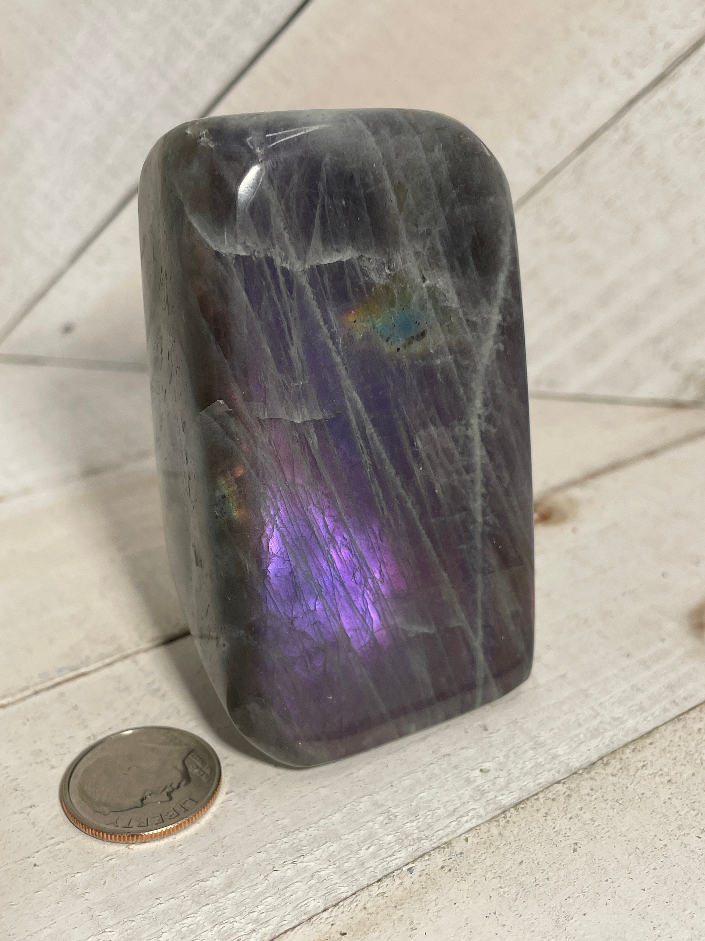 Super Colorful and Flashy Purple Flash Labradorite Freeform - Etsy