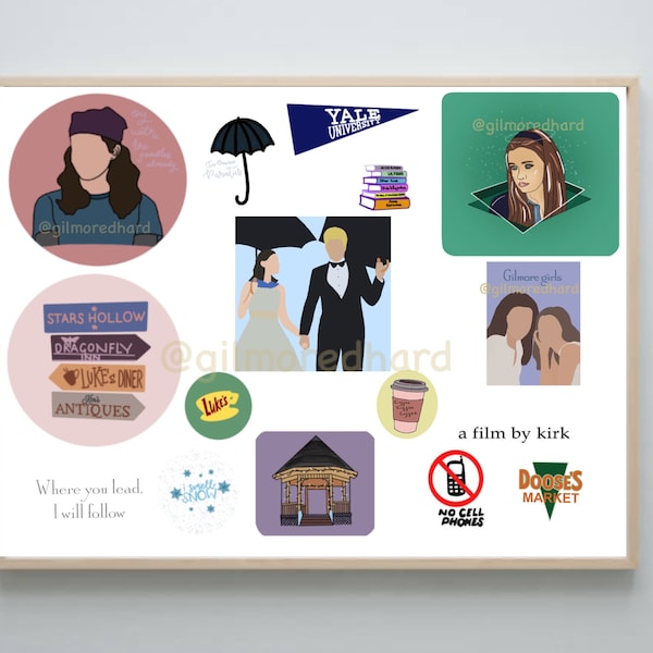 Gilmore Girl Digital Sticker - Etsy
