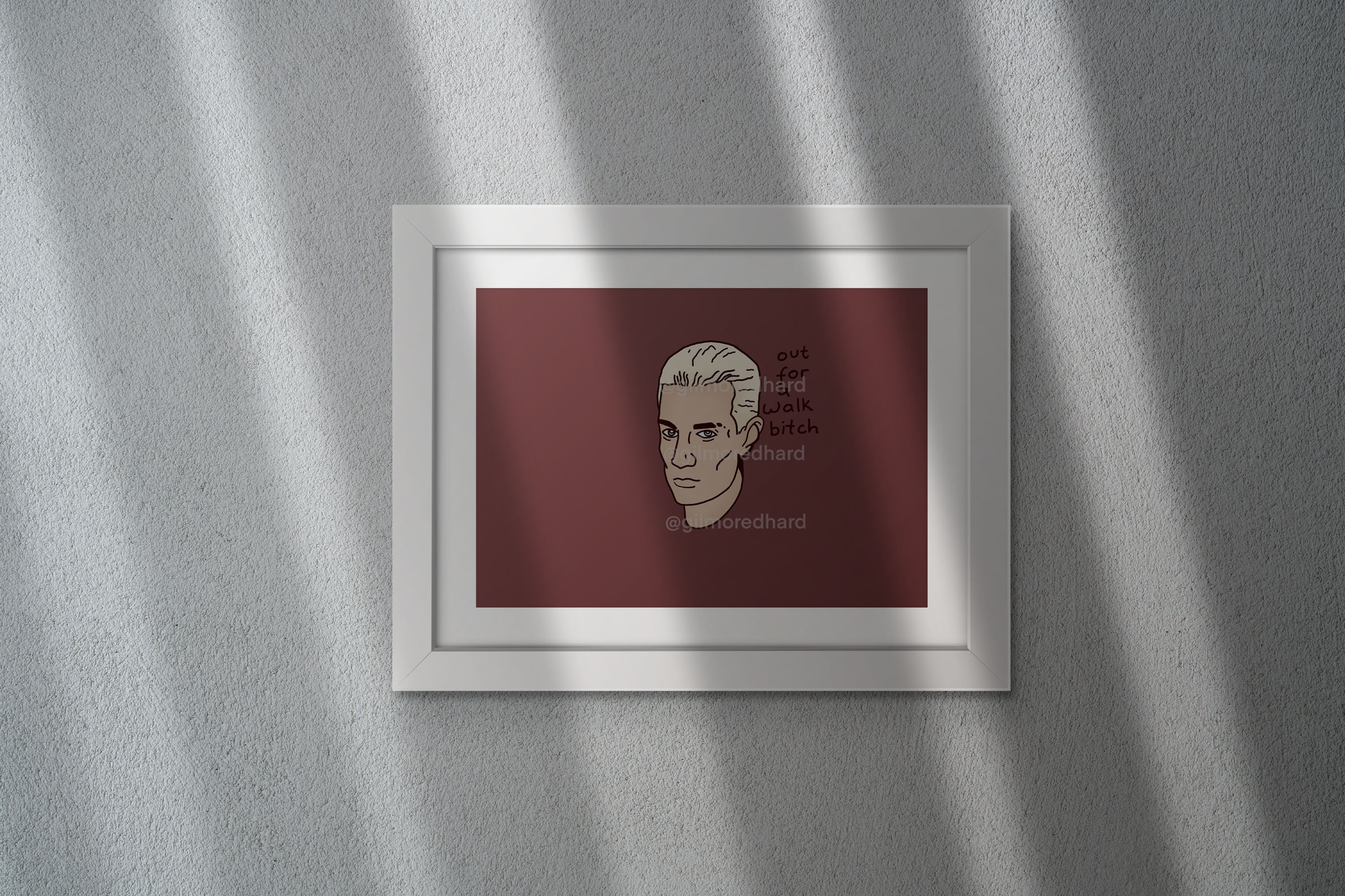 Spike Out for a Walk Buffy Printable Poster - Digital Download - Etsy