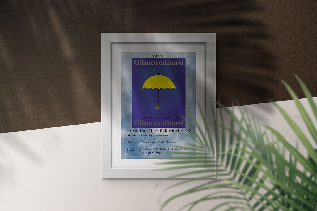 Himym Show Printable Poster - Digital Download - Etsy