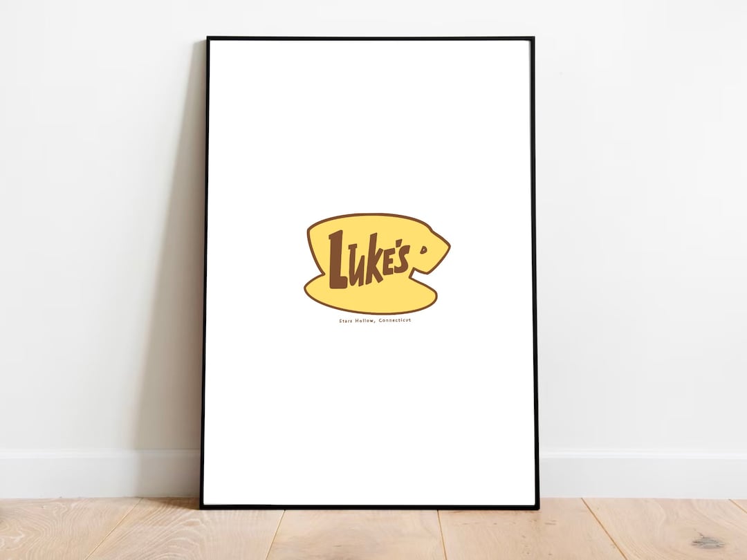 Luke's Diner Printable Poster Digital Download - Etsy