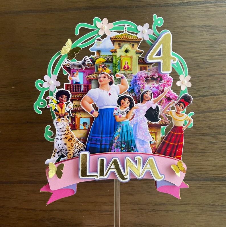 Encanto Cake Topper Encanto Birthday Party Decorations Etsy