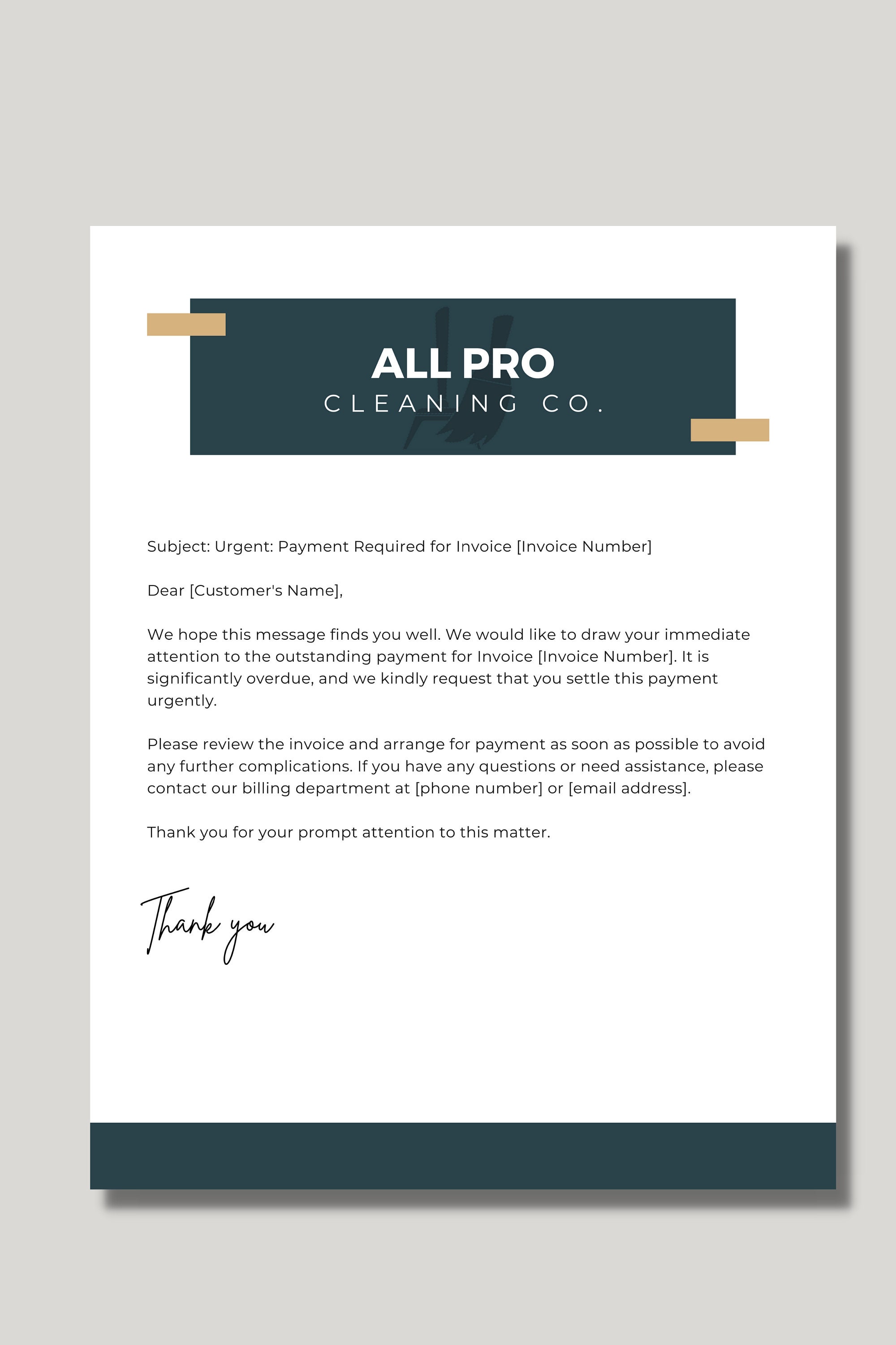 Invoice Templates + Bonus Messaging for Cleaning Business Owners ...