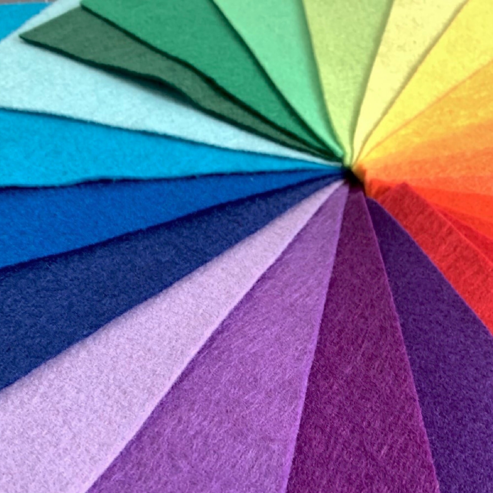 24 SHEETS - 9" X 12" Wool Felt Sheets // Merino Wool Blend Felt // More ...