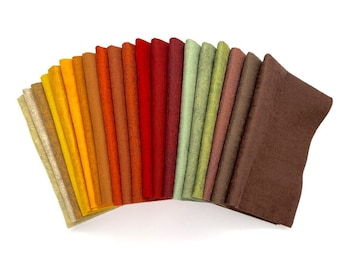 Wool Felt // Harvest Moon // Wool Felt Sheets, Fall Color Palette ...