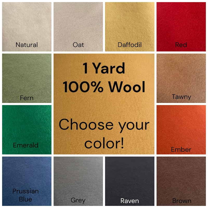 3 Mm Wool Felt Material - Etsy