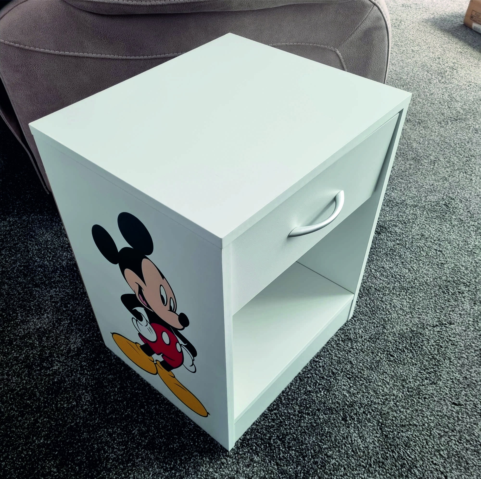Mickey Minnie Mouse Disney Bedside Drawers Table - Etsy