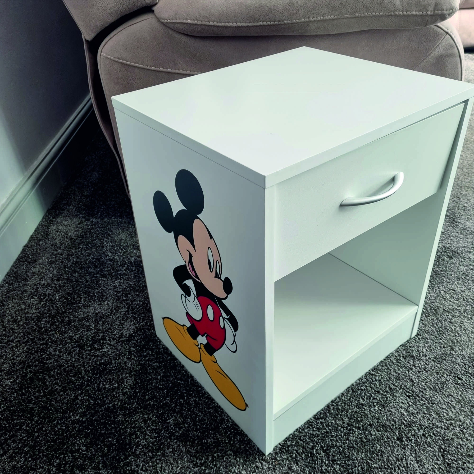 Mickey Minnie Mouse Disney Bedside Drawers Table - Etsy