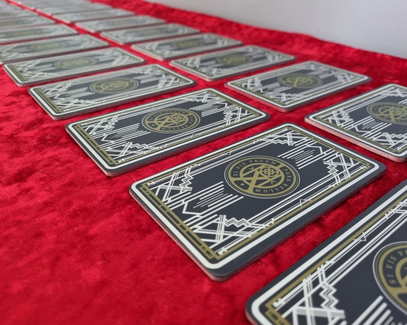 John Wick Movie Prop Aluminium Rules of Engagement Tarot Cards and ...