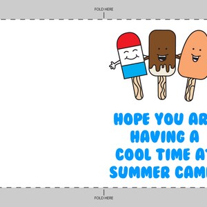 Printable Summer Camp Ice Pop Pun Instant Download - Etsy
