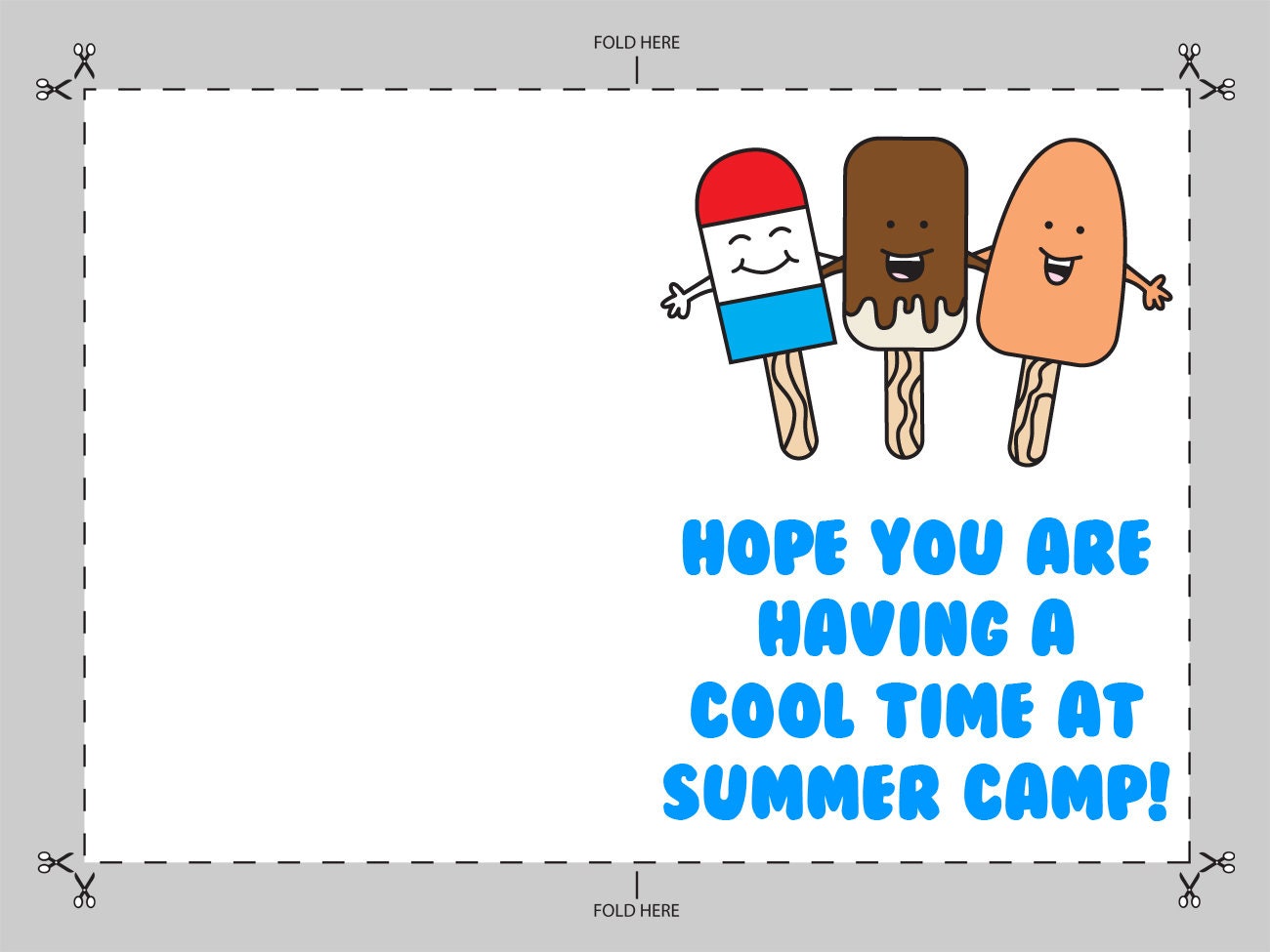 Printable Summer Camp Ice Pop Pun Instant Download - Etsy