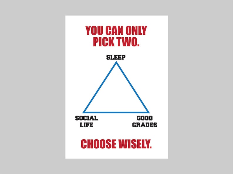 Printable College Note Choose Wisely Funny Instant Download - Etsy