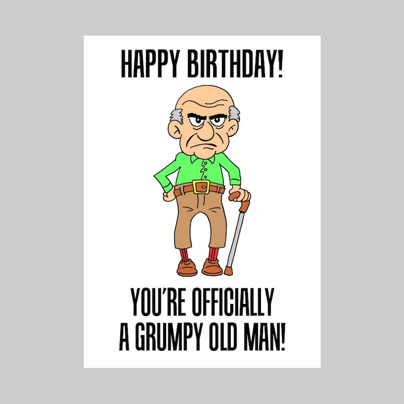Funny Cards for Old Men - Etsy