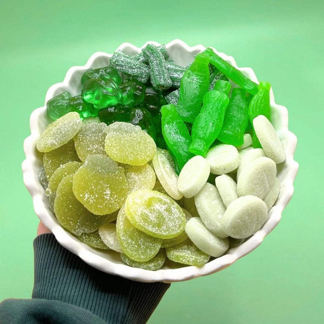 Green Swedish Candy Mix | Sweet & Sour Gummies (1/2 Lbs) - Etsy Canada