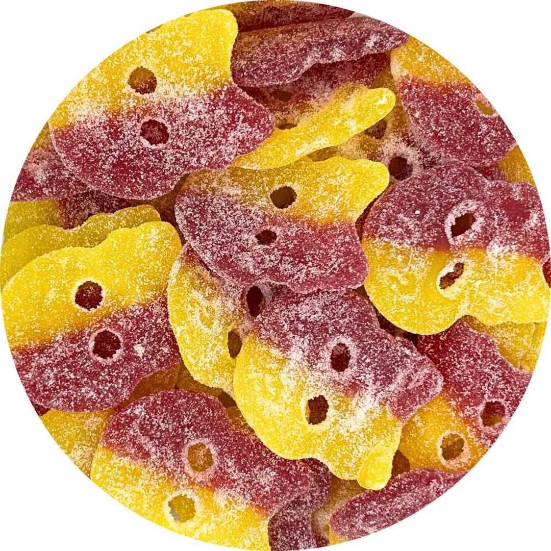 BUBS Skull Sour Strawberry & Lemon Tangy Candy - Swedish Candy - Pick ...
