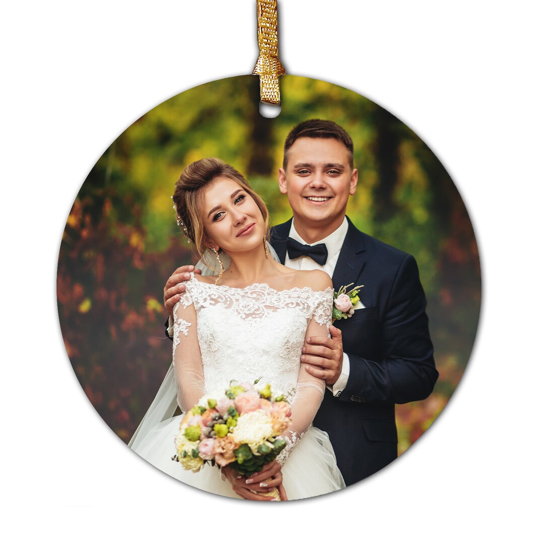 Custom Couples Ornament, Christmas Ornaments, Wedding Ornaments ...