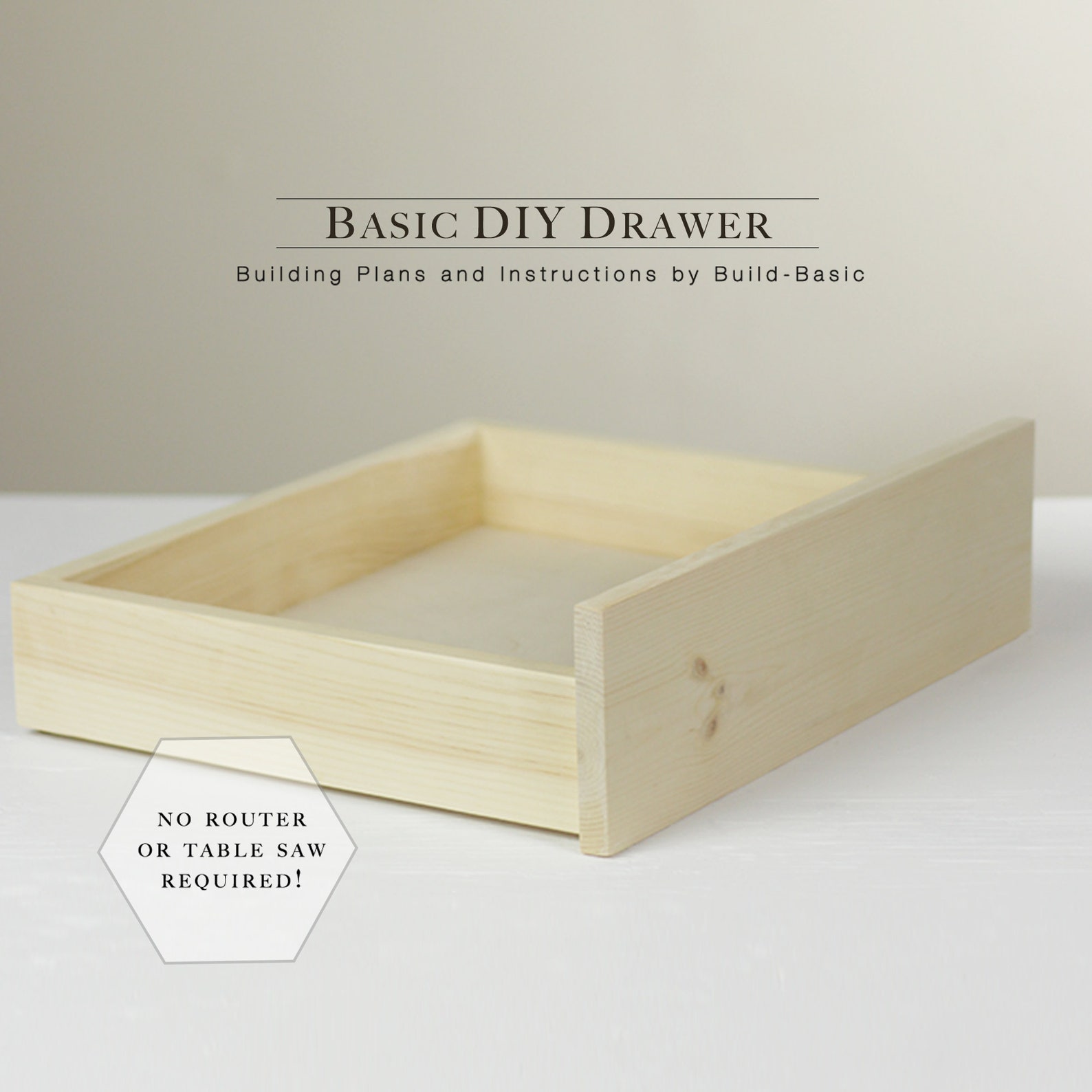 Easy DIY Drawer Building Plans Tutorial DIGITAL DOWNLOAD - Etsy