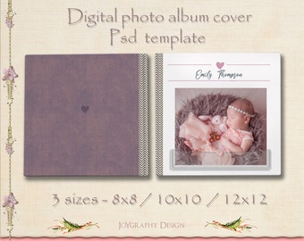 Family Book Cover Template - Etsy