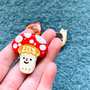 Fall Friends Set of 3 Handmade Clay Pins - Etsy