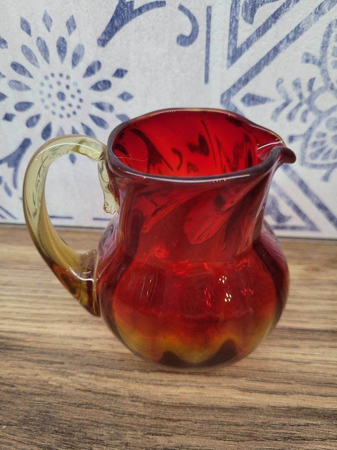Metropolitan Museum of Art MMA Red Glass Small Pitcher - Etsy
