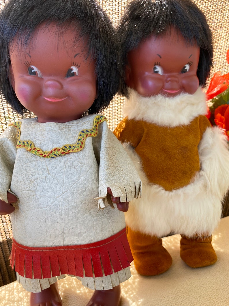 Native American Regal Kimmie Dolls / Vintage / Set of Two - Etsy