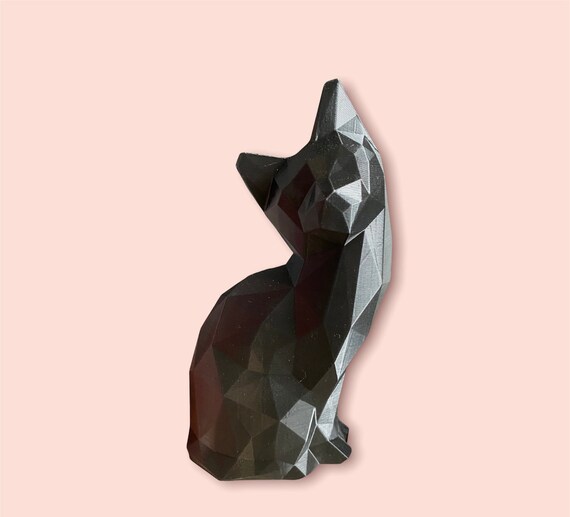 Low Poly Cat | Etsy