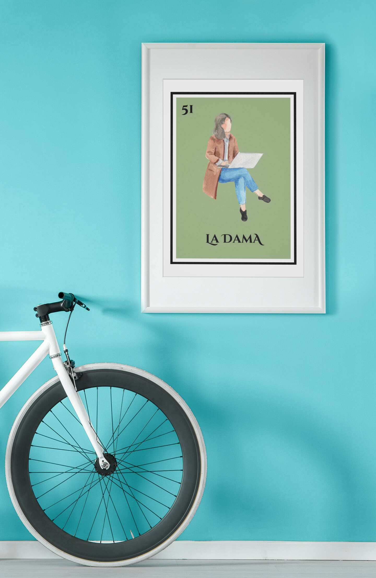 Loteria Poster, Personalized Poster, Premium Matte Vertical Poster La ...