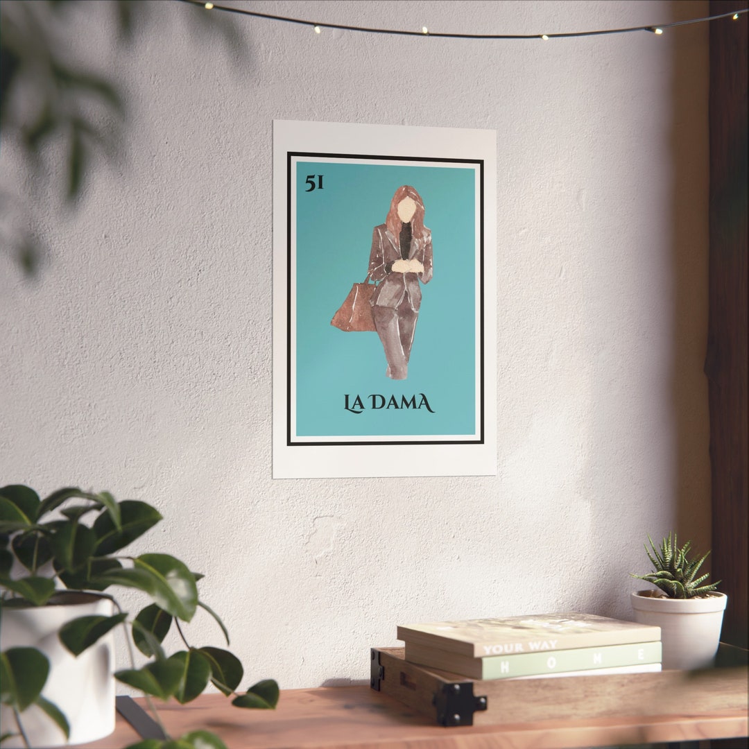 Loteria Poster, Personalized Poster, Premium Matte Vertical Poster La ...